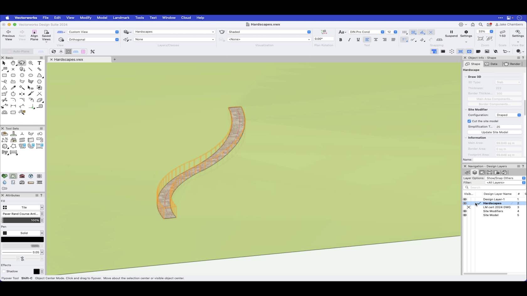 HARDSCAPE - SITE MODIFIER CONFIGURATION 2024 | Vectorworks University